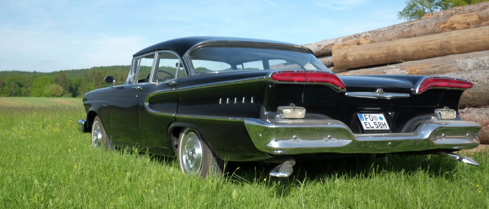 Edsel Ranger – Ex-Streifenwagen von 1958 - B L A C K T O P F I E B E R